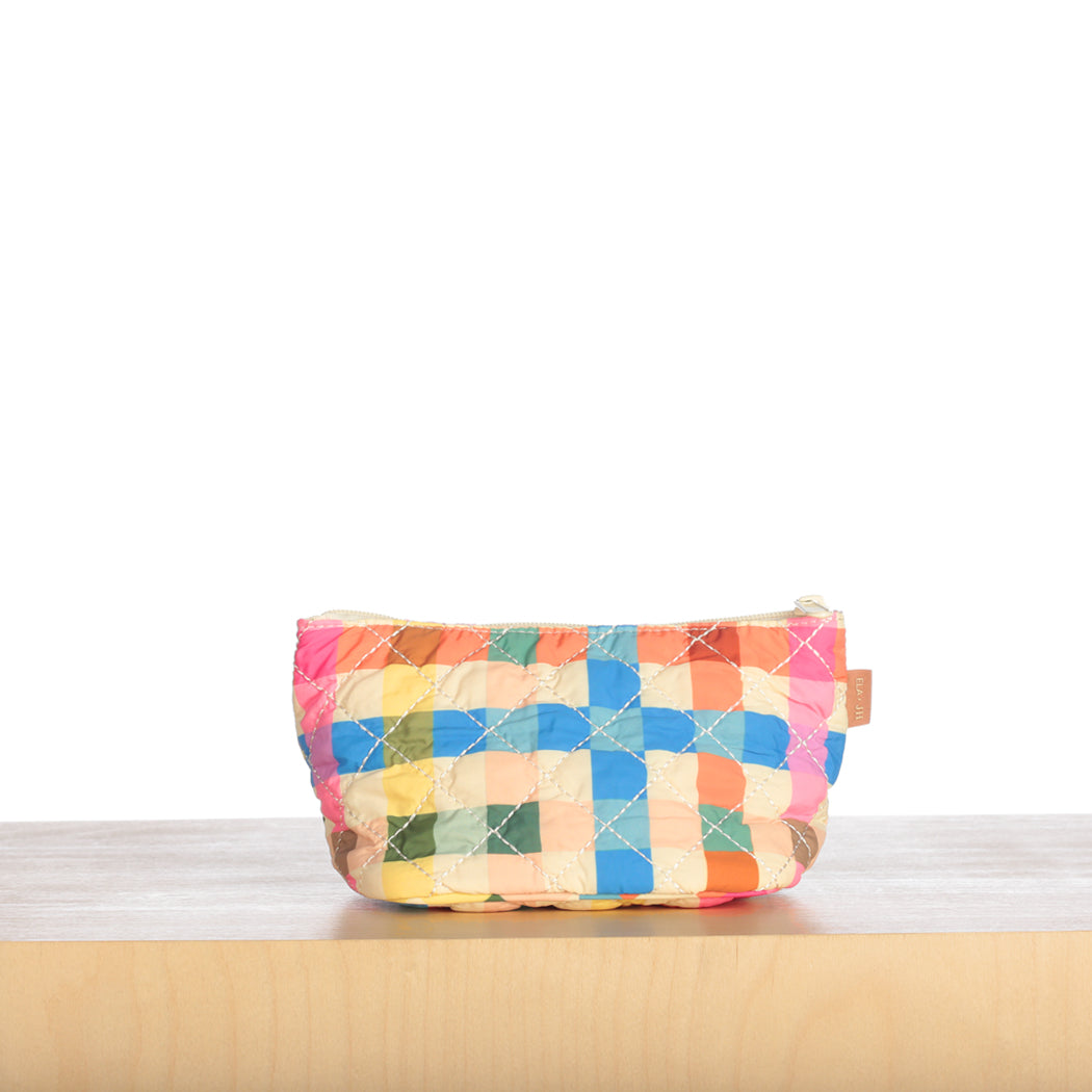 ela x Jillian Harris - Mini Cosmetic Case - Gingham Print