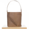 Mia Bucket Bag - Walnut Pebble